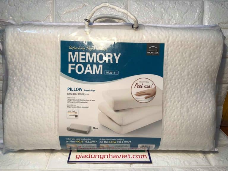 Gối cong Memory Foam LocknLock HLW111 - Gia Dụng Nhà Việt