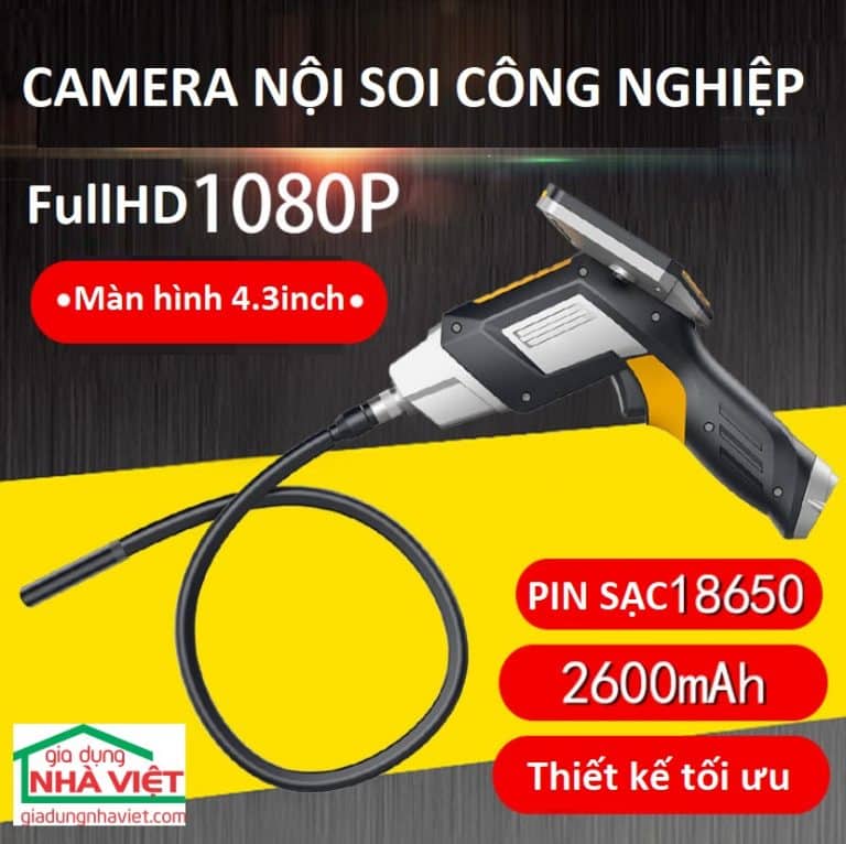 Camera nội soi công nghiệp 2 ống kính 8mm LCD IP67 inskam 112 - Gia ...