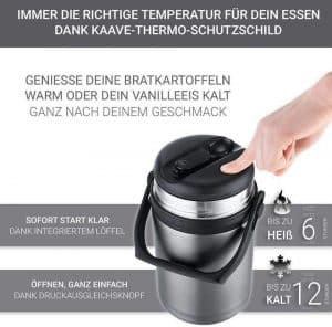 Bộ hộp cơm giữ nhiệt Vacuum Lunchbox Kaave (1800ml) - hàng nội địa Đức ...