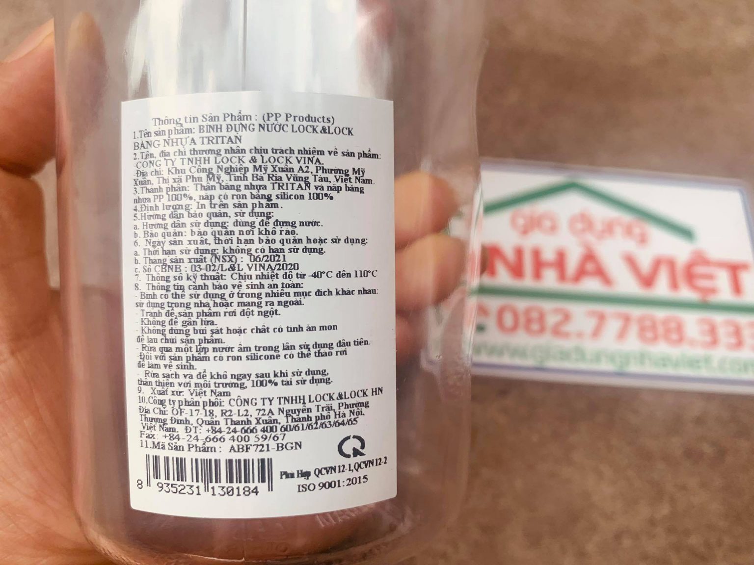 Bình nước thể thao bằng nhựa Tritan 700ml LocknLock ABF722-BGN - Gia ...