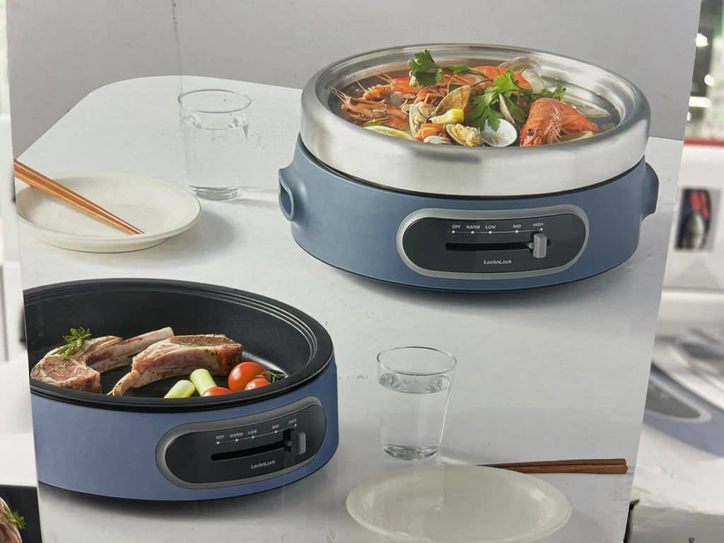 Nồi lẩu nướng điện đa năng Multi Cooker With SS Pot LocknLock EJP542NVY ...