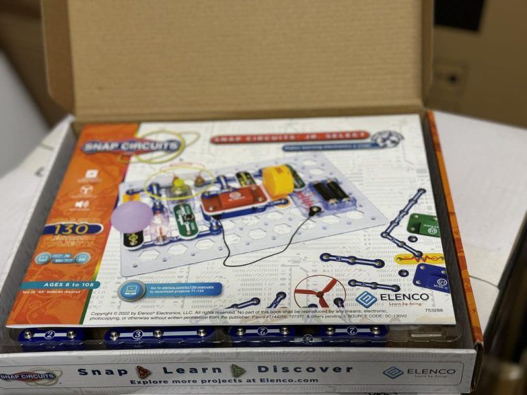 Bộ dụng cụ lắp ráp mạch điện 130 dự án Snap Circuits Jr. Select SC-130 ...